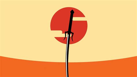 Samurai Champloo Sun Minimalistic Katana Weapons Drawings Swords Wallpaper 183549