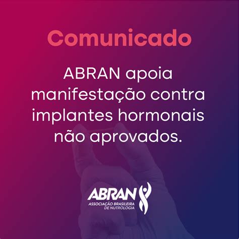 Abran Associação Brasileira De Nutrologia Posicionamentos Abran Apoia Manifestação Contra