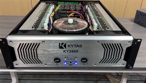 Kytas Pure Copper H Class 3u High Power Amplifier 2200 Watts × Two