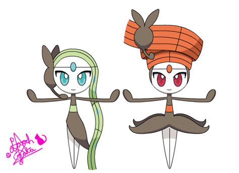 Meloetta Lirica Y Danza By Laahgata On Deviantart