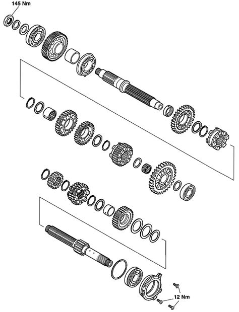 Exploded View — Input And Output Shafts Triumph Rocket Iii 2004 2018 [engine And Systems