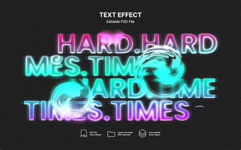 Premium Psd Warp Text Effect