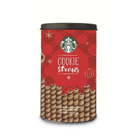 Starbucks Starbucks Individually Wrapped Holiday Cookie Straws 20
