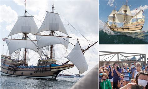Mayflower Ii Sails Into Plymouth Massachusetts After Restoration