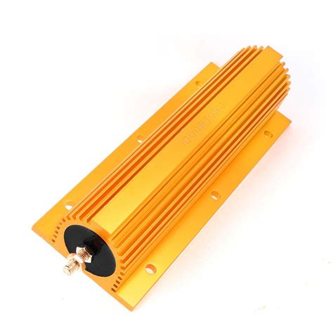 Gold Tone 50 Ohm 500w Resistance 5 Aluminum Shell Wire Wound Resistor