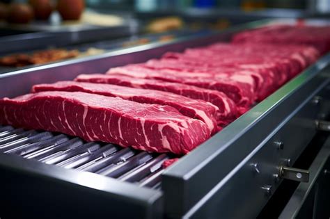 Meat Processing Marvel Industrial Machinery Cuts And Prepares Fresh