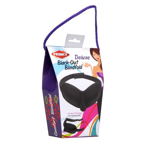 Frisky Deluxe Black Out Blindfold Adult Sex Toys Intimate Supplies Sexual Wellness Online