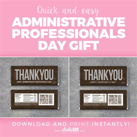 Administrative Professionals Day T Printable Instant Download