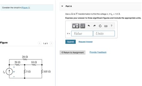 solved consider the circuit in part a use a Δ to y