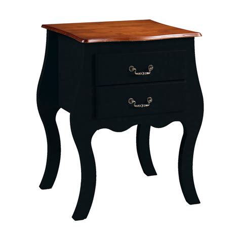 Cômoda 2 Gavetas Bombê Pretoimbuia 67cm