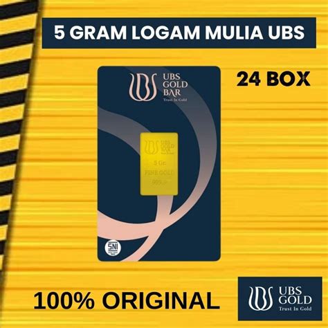 Jual Lm Ubs 5 Gr Logam Mulia Emas Ubs 5 Gram Shopee Indonesia