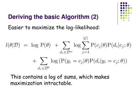 Ppt Text Classification From Labeled And Unlabeled Documents Using Em