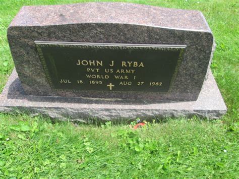 John Joseph Ryba 1895 1982 Find A Grave Gedenkplek