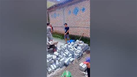 Pemasangan Cor Block Youtube