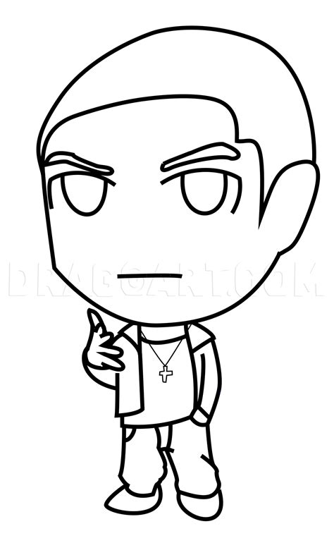How To Draw Chibi Eminem Drawing Step By Step By Zoralink Dragoart