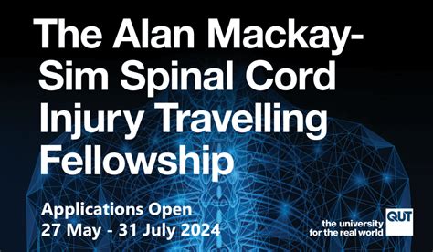 The Alan Mackay Sim Spinal Cord Travelling Fellowship Australia And