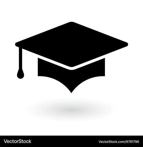 Graduation Cap Icon Royalty Free Vector Image Vectorstock