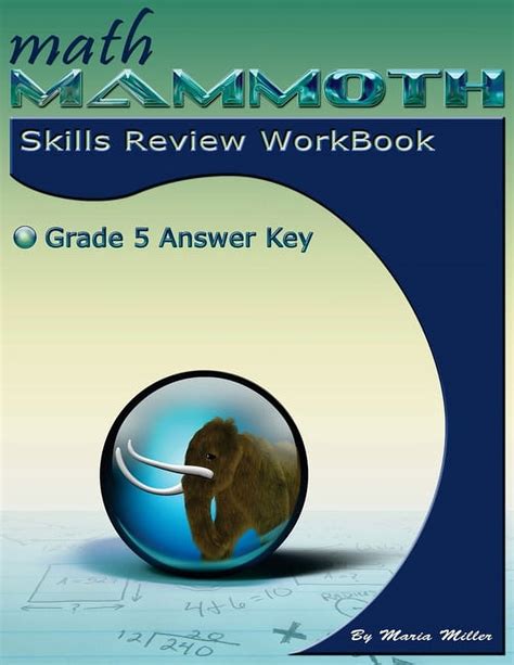 Math Mammoth Grade 5 Skills Review Workbook Answer Key Paperback Worksheets Library
