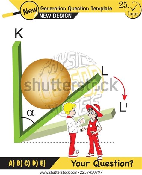 Physics Experimental Verification Lamis Theorem Next Stock Vector