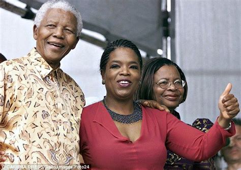 Oprah Winfrey With Nelson Mandela