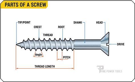 Parts Of A Screw The In Depth Anatomy