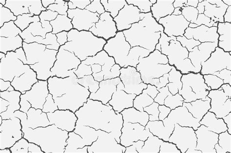 The Texture Of The Cracks Is White And Black Vector Background