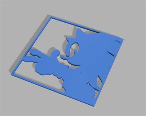 🎨 Sonic Wall Art Figure 11 Sonic Wall Art Figure 11・ Stl File For 3d