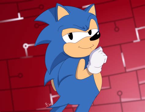 Sonic Redraw By Superlcee On Newgrounds
