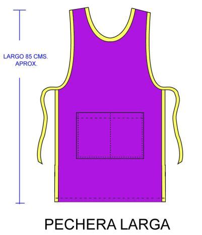 Pechera Larga Moldes Para Confección Y Patrones De Vestuario En Pdf