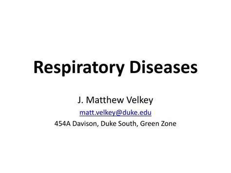 Ppt Respiratory Diseases Powerpoint Presentation Free Download Id