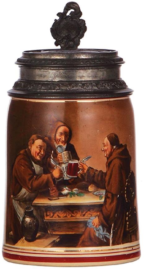Lemps Brewing Co Stoneware Monks Stein St Louis Mo Ca 1900 The