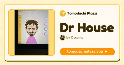 Dr House Mii Design Full Guide Tomodachi Plaza