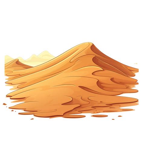 Sand 2d Cartoon Vector Illustration On White Background Hi 30692204