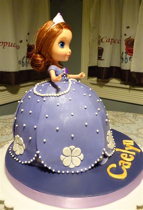 Sofia The First Doll Cake