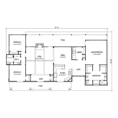 One Level House Plans Rustic Ranch House Plan 81874 Ranch Style With