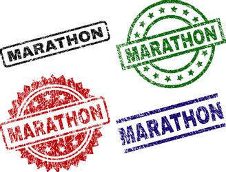 Seals Marathon Stamp Vector Images Over 140