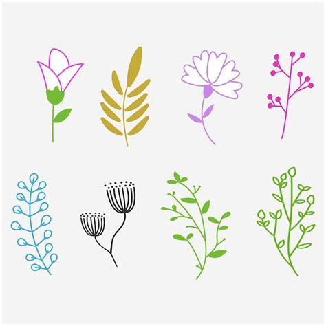 Premium Vector Natural Elements Vector Background