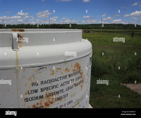 Old Radioactive Materials Transport Container Fernald Former Uranium