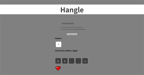 Github Javiebearhangle Hangman Game Made With Reactjs