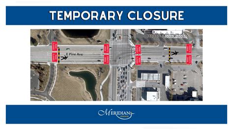 Meridian Idaho Traffic Pine Avenue Closure April 18 22