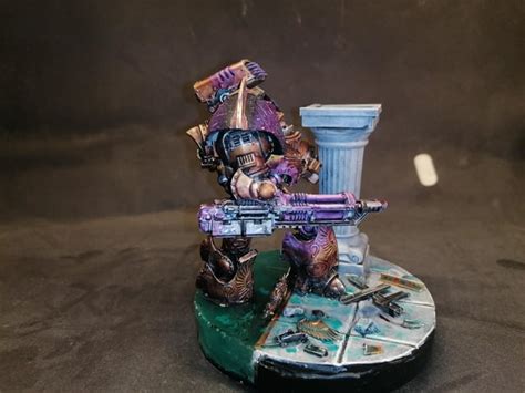 My Dreadnought For The Custodes Walking Through The Flodded And Broken Palace Of Terra During