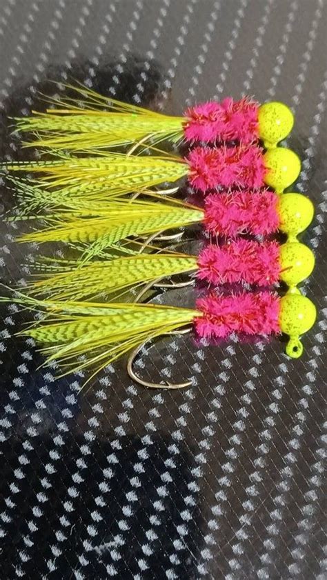 Hand Tied Crappie Jigs Etsy Crappie Jigs Jigs Etsy