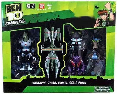 Ben 10 Omniverse Pettaliday Driba Blukic And Solid Plugg Exclusive
