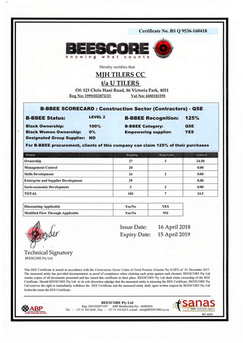 Bee Status Mjh Tilers