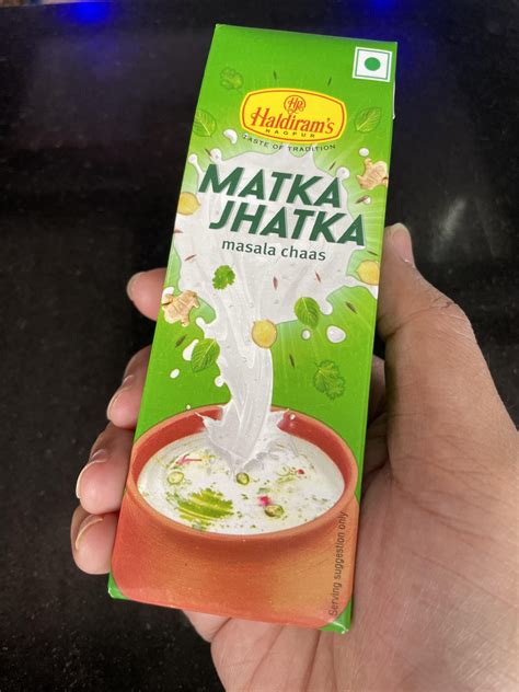I Ate Drank Haldirams Matka Jhatka Chass Buttermilk Rindiafood