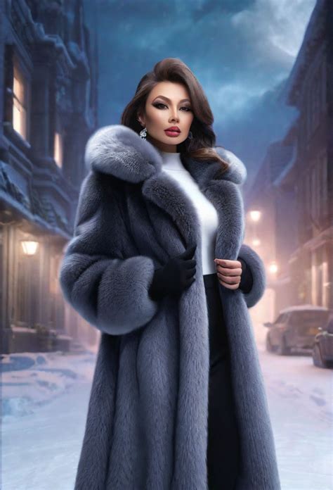 Fur Coat Mink Bimbo In Winter City Smoke Icicle Ov By Mmsopen3 On Deviantart