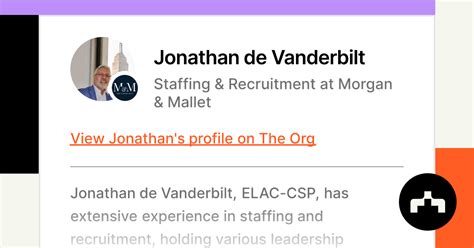 Jonathan De Vanderbilt Staffing And Recruitment At Morgan And Mallet