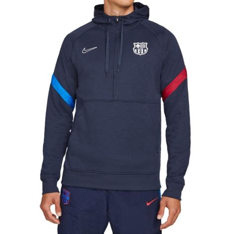 Nike Fc Barcelona 12 Zip Hoodie 202122 Eurosport Soccer Stores