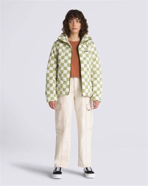 Shop Vans Apparel And Accessories Foundry Print Puffer Mte 1 Jacket In