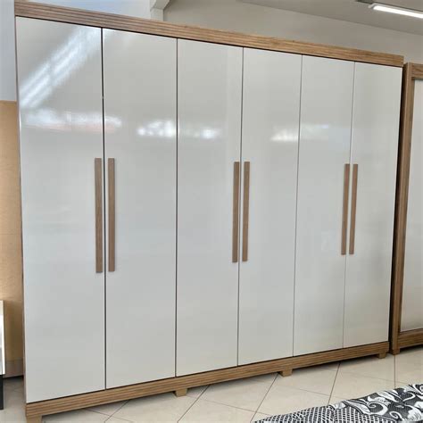 Roupeiro 2 70m 6 Portas 100 Mdf Enna 2680 Bella Casa De Realeza Pr